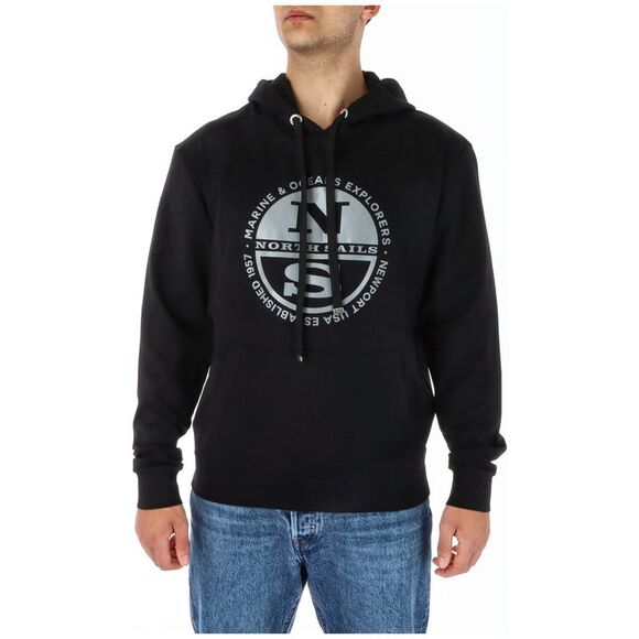 North Sails | Shirts | North Sails Logo Hoodie Black Men Black ...
